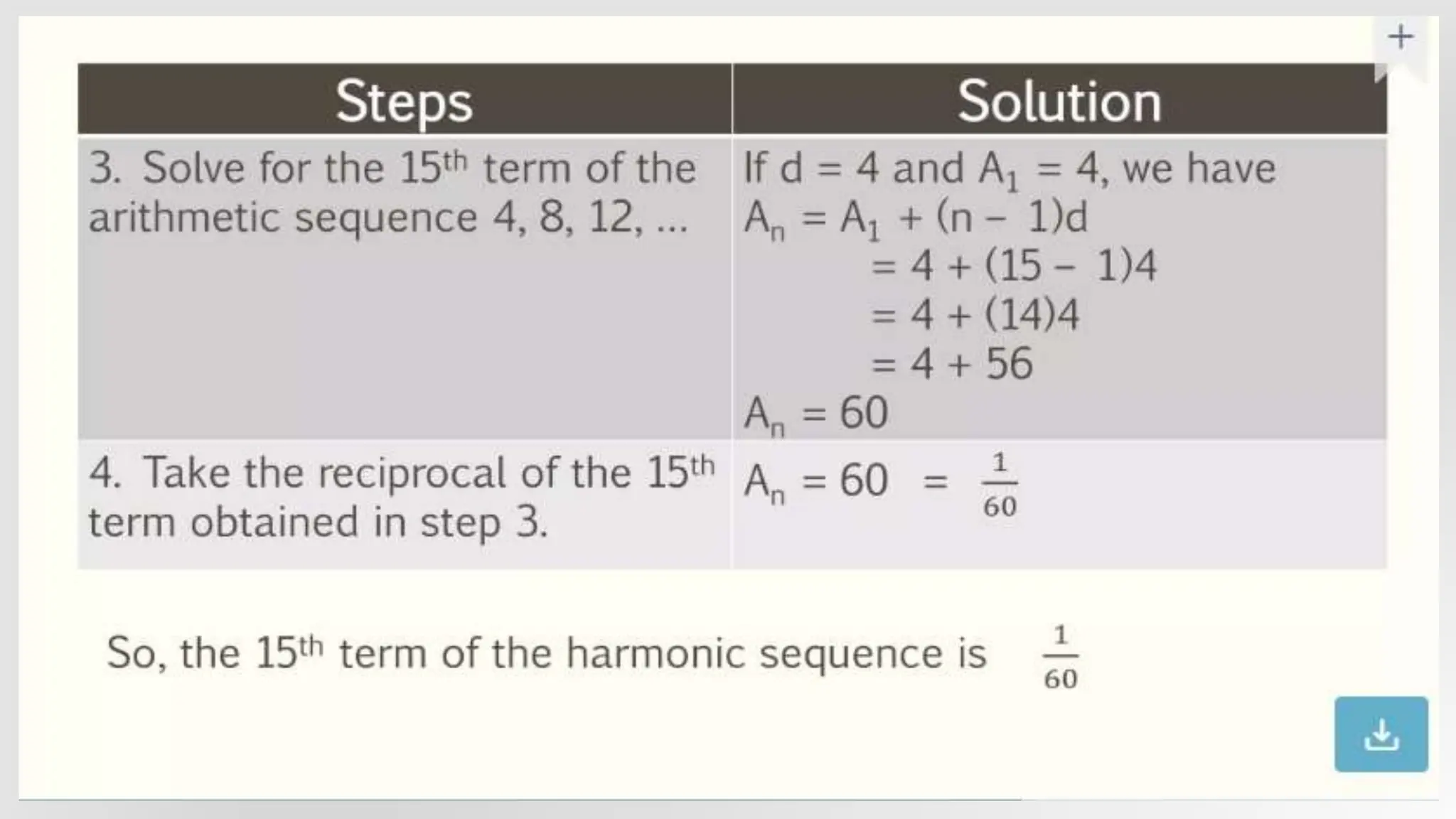 Sequences_Arithmetic_Harmonic_Geometric.ppt | Physics | Science