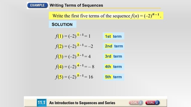 Sequences_Arithmetic_Harmonic_Geometric.ppt | Physics | Science