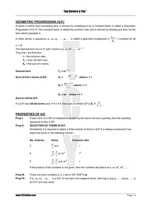 Sequence and Series | PDF