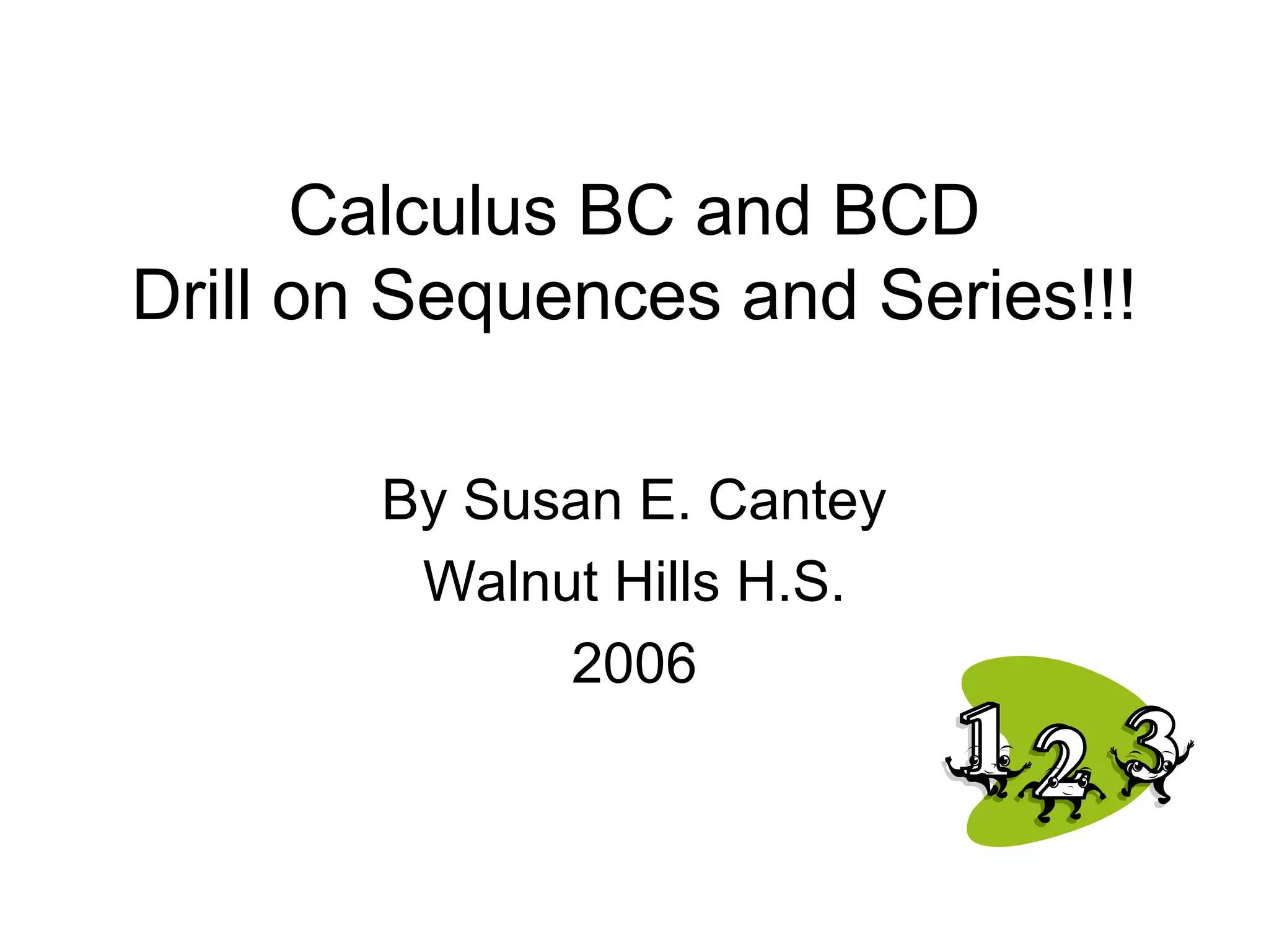 Sequence series | PPT