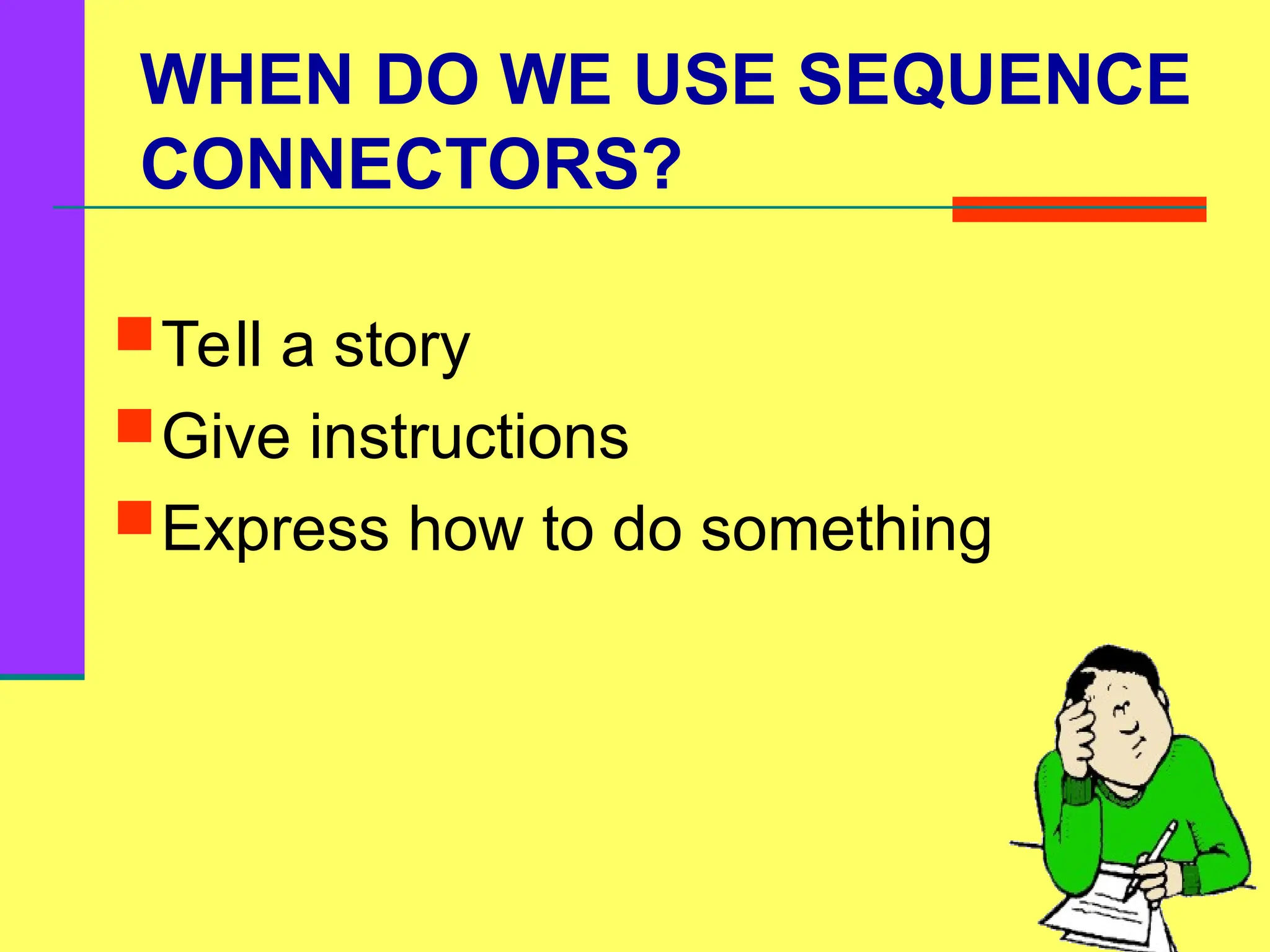 SEQUENCE SIGNALS for media printing .ppt