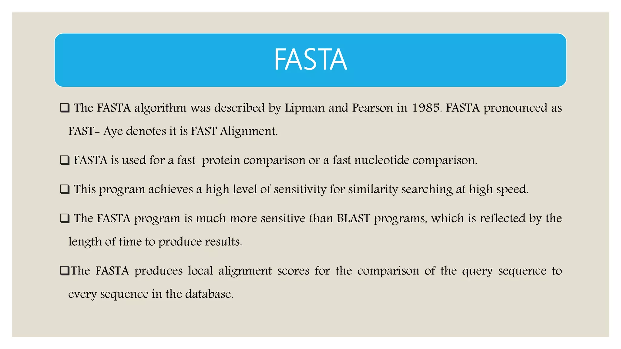 Sequence similarity tools.pptx