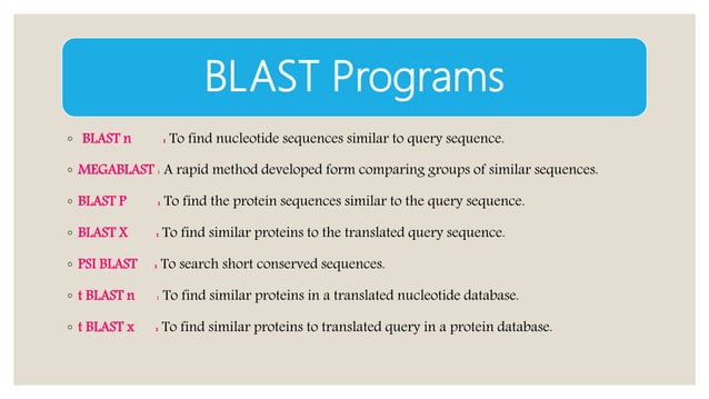 Sequence similarity tools.pptx