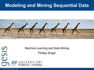 Modeling and Mining Sequential Data | PPT