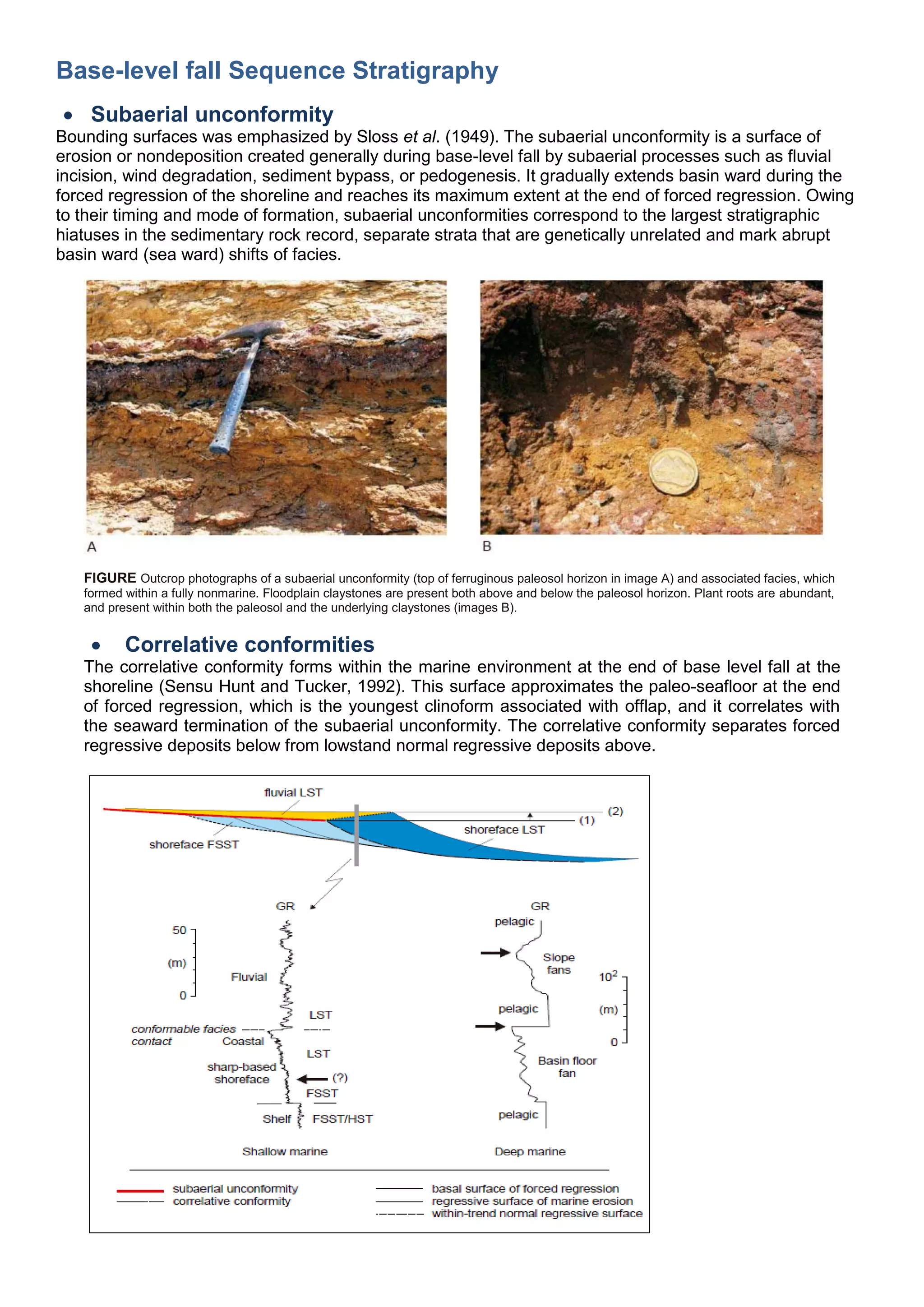 Sequence stratigraphic surfaces | PDF