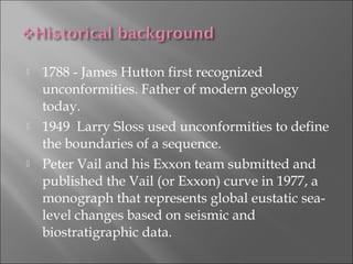 Sequence stratigraphy and its applications | PPT