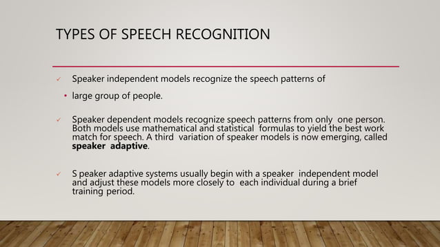 Sequence To Sequence Model Speech Recognition Ppt