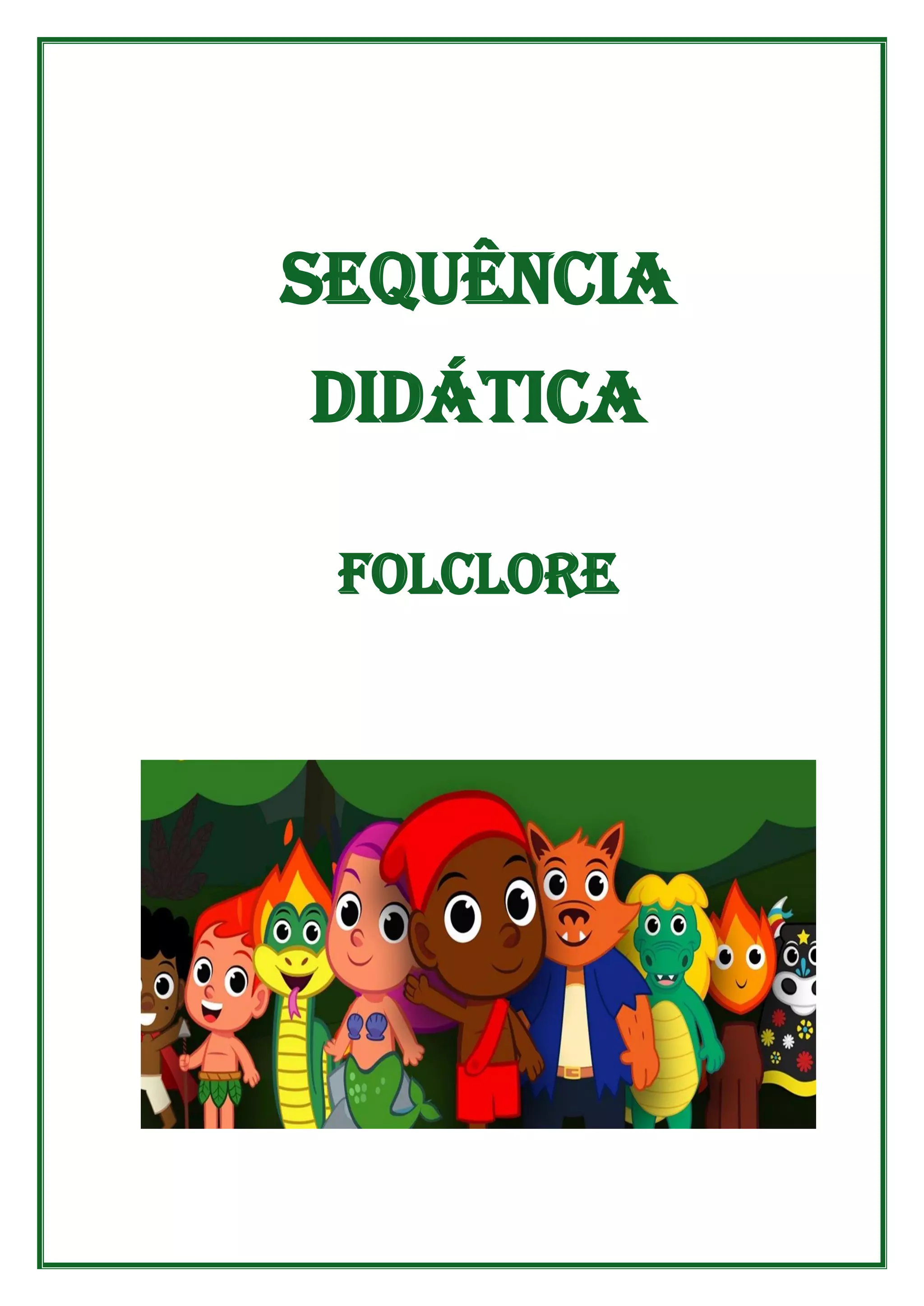 Sequência Didática Folclore Pdf - RETOEDU
