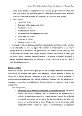 Grup3_Seqüència didàctica | PDF