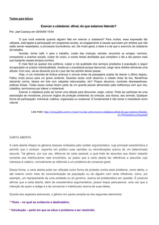Sequencia didática 1 | DOC