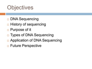 DNA Sequencing | PPTX