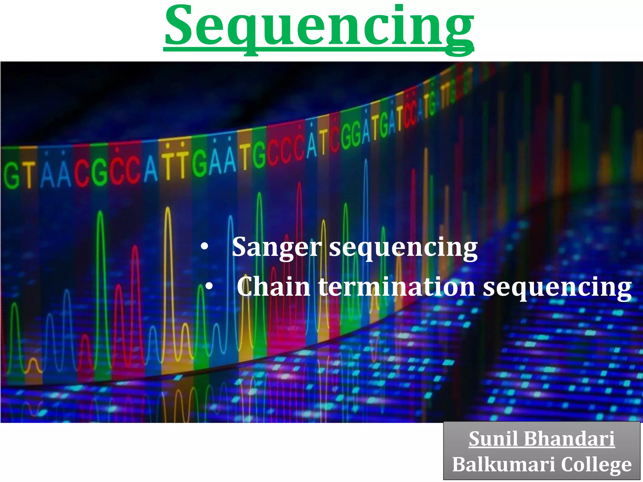 Sequencing | PDF | Chemistry | Science