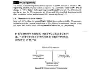 sequencing.pptx | Genetics | Science