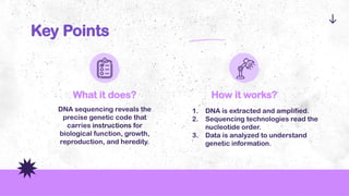 SEQUENCING.pptx, DNA, RNA, Genetics, Disease | PPTX
