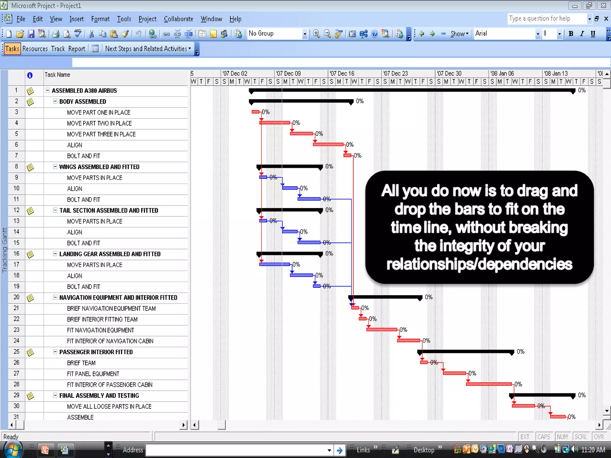 Sequencing and Scheduling With MS Project | PPT