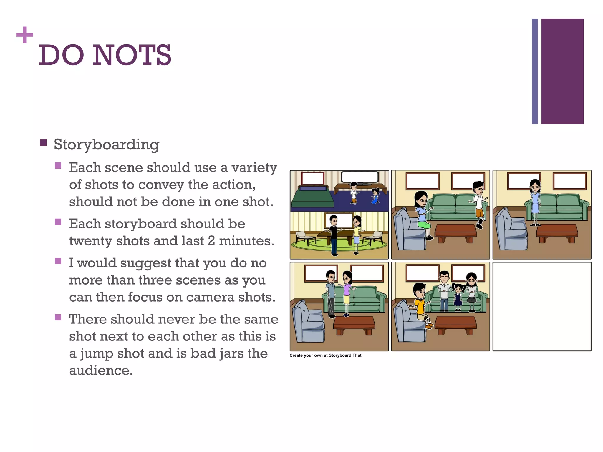 Sequencing - storyboard | PPT | Video Production | Content Production
