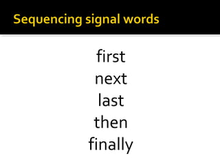 Sequencing 5th ppt | PPT