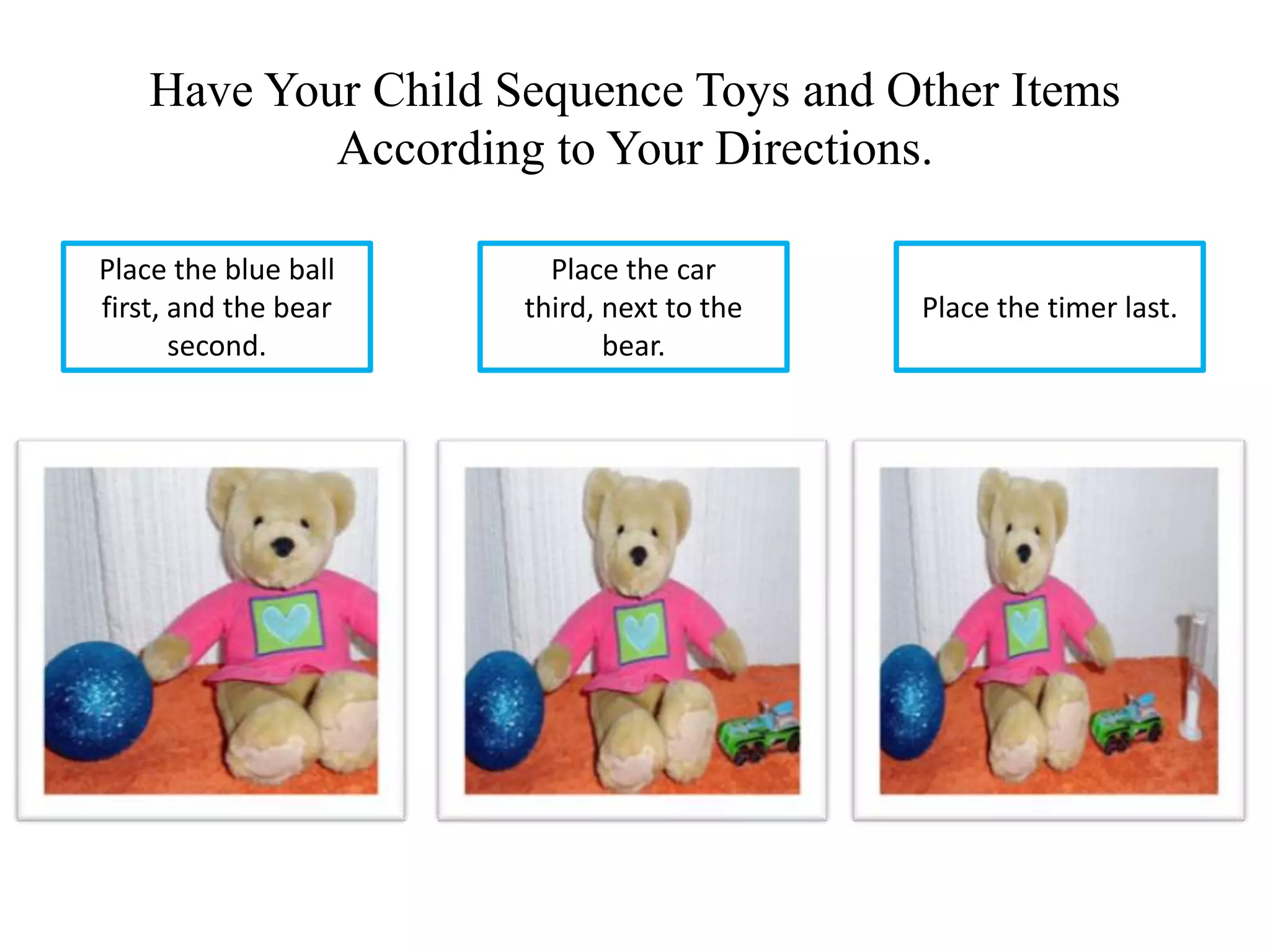 Comprehension - Teaching Pre-Kindergarten Children Sequencing | PPSX