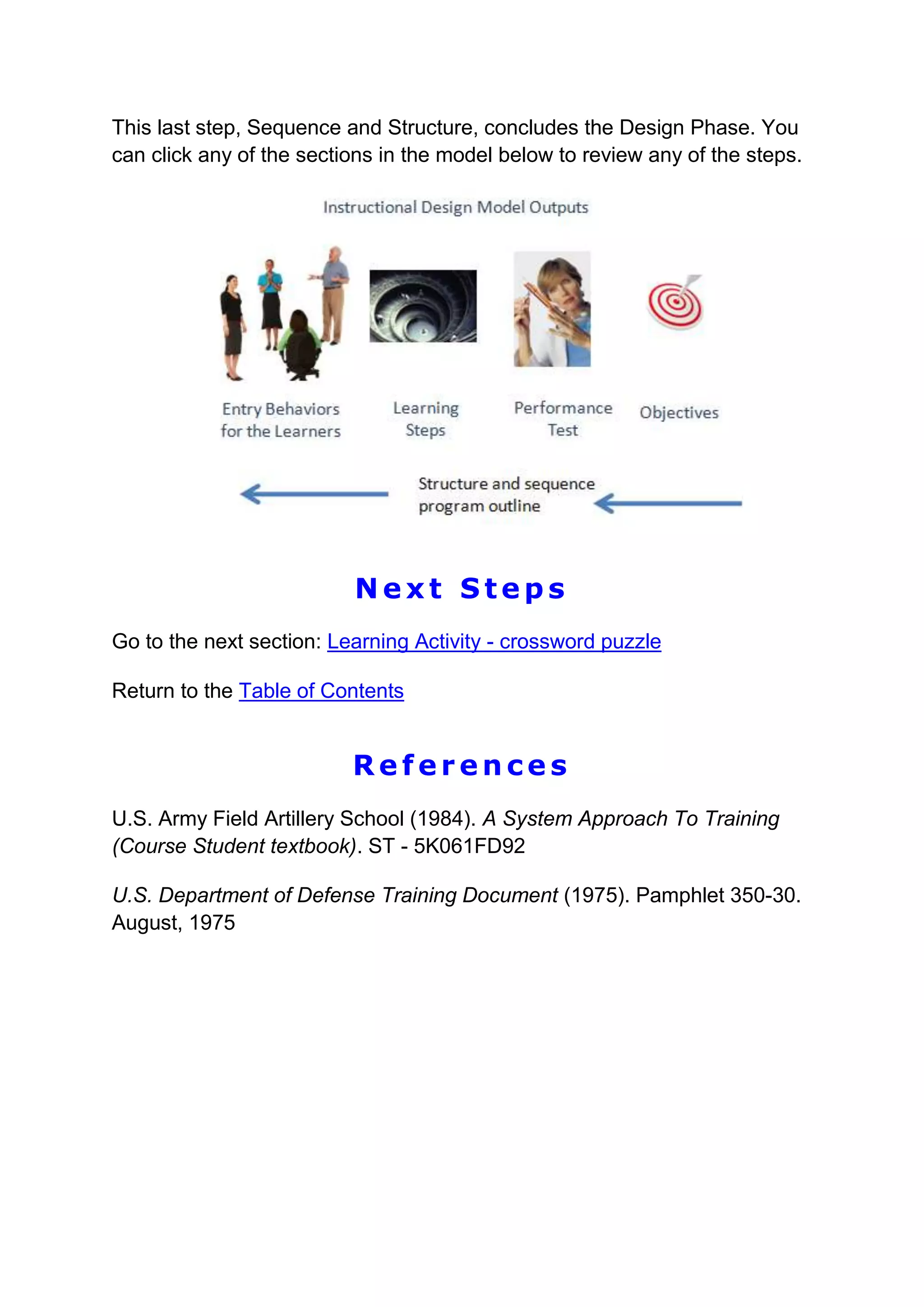 Sequencing and structuring learning modules in instructional design | DOCX