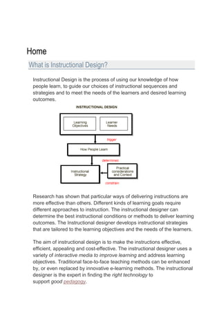 Sequencing and structuring learning modules in instructional design | DOCX