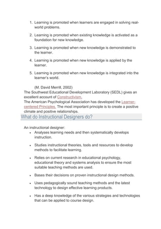 Sequencing and structuring learning modules in instructional design | DOCX