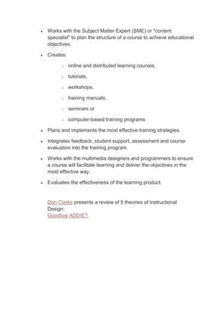 Sequencing and structuring learning modules in instructional design | DOCX