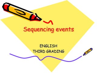 Sequencing events | PPTX