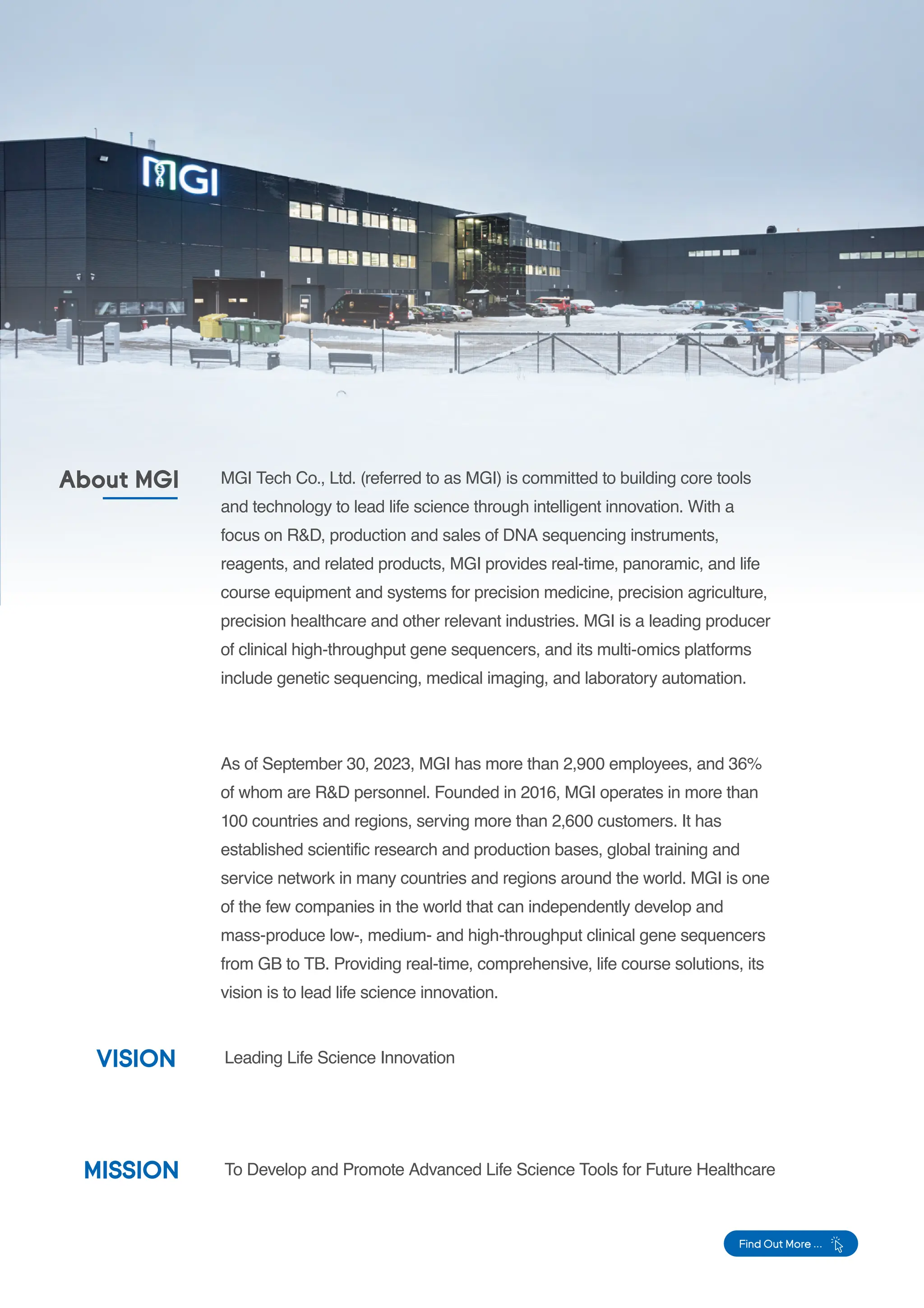 MGI Sequencing and Genomics. Elevanting Science and Healthcare | PDF