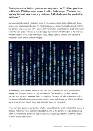 MGI Sequencing and Genomics. Elevanting Science and Healthcare | PDF