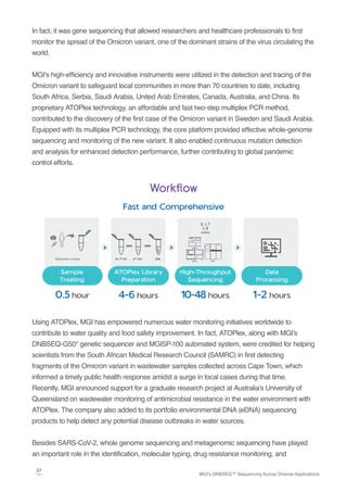 MGI Sequencing and Genomics. Elevanting Science and Healthcare | PDF