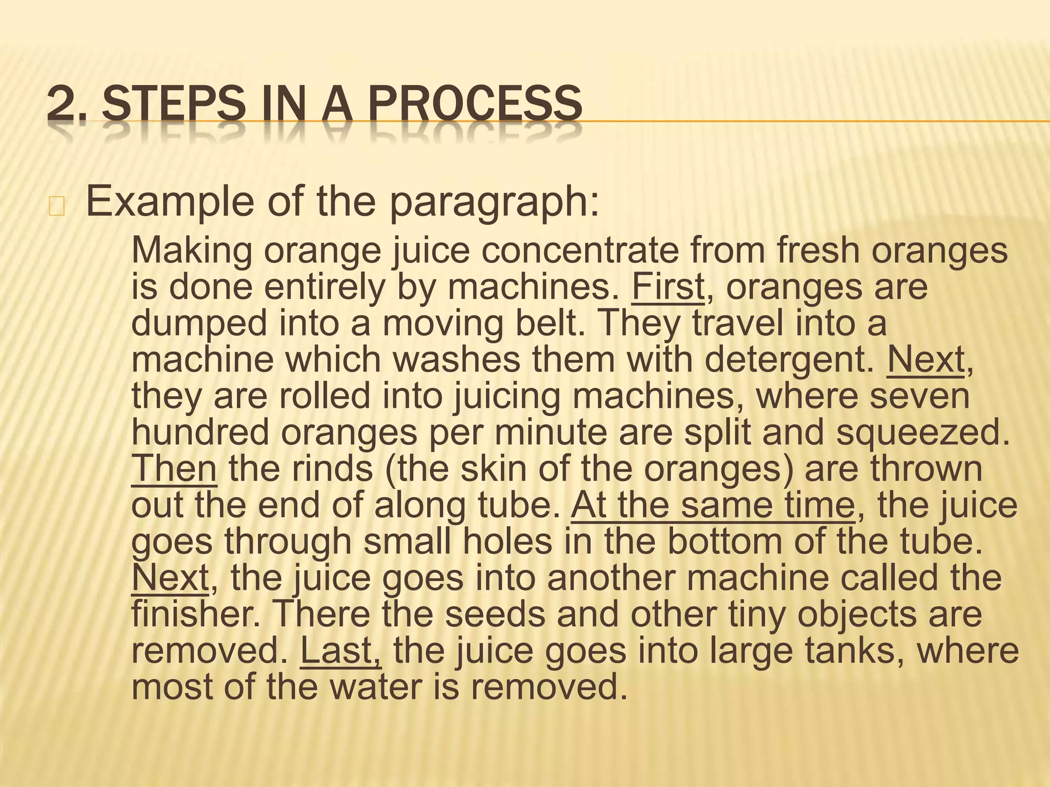 Sequencing ideas, events or steps | PPTX