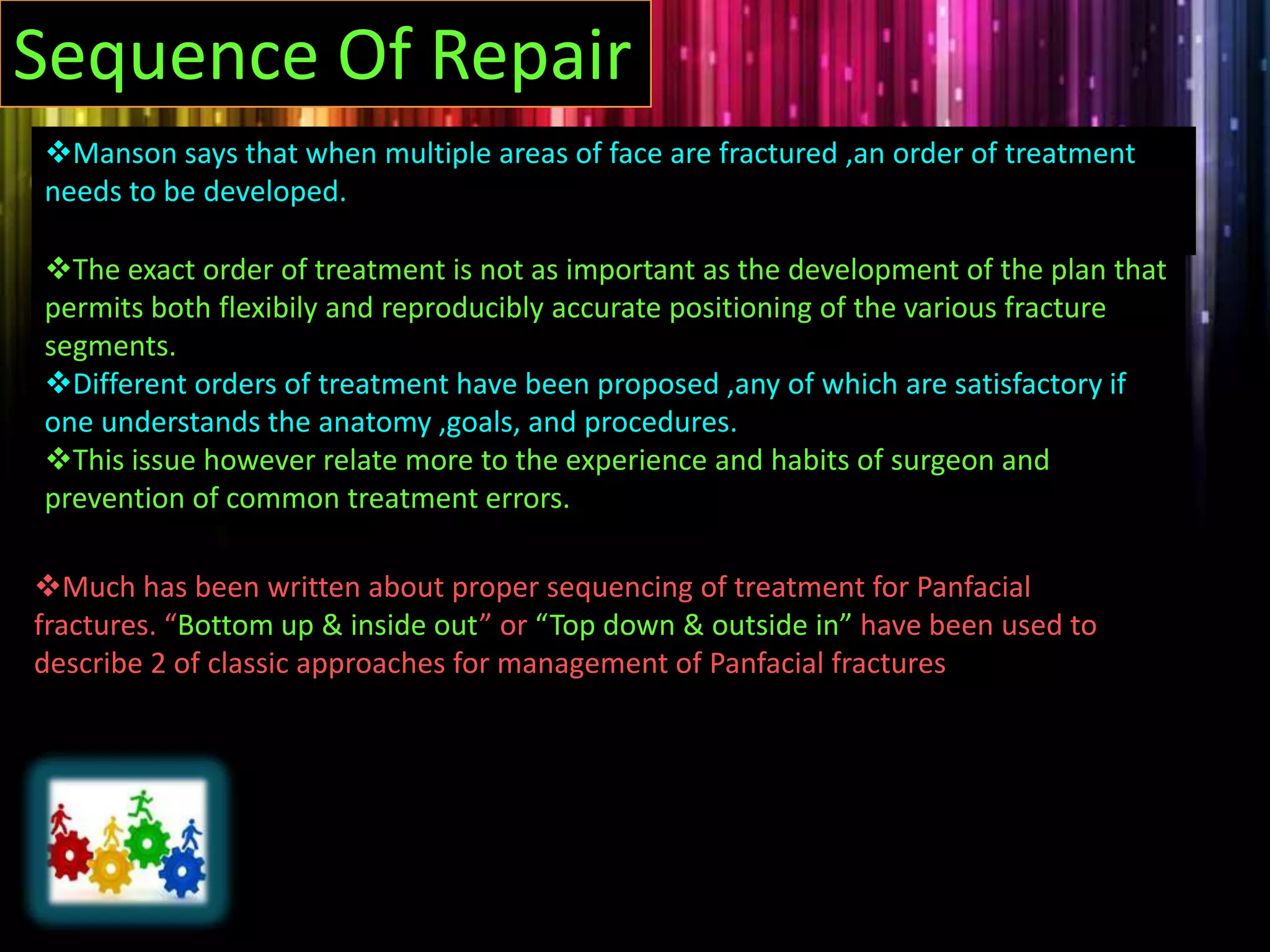Sequencing in panfacial trauma | PPTX