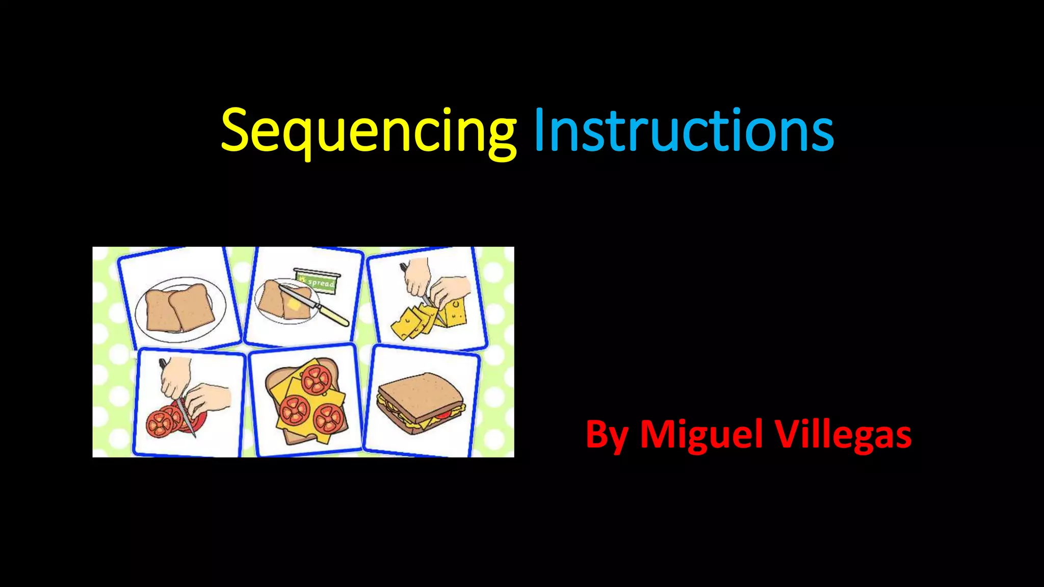Sequencing Instructions | PPTX