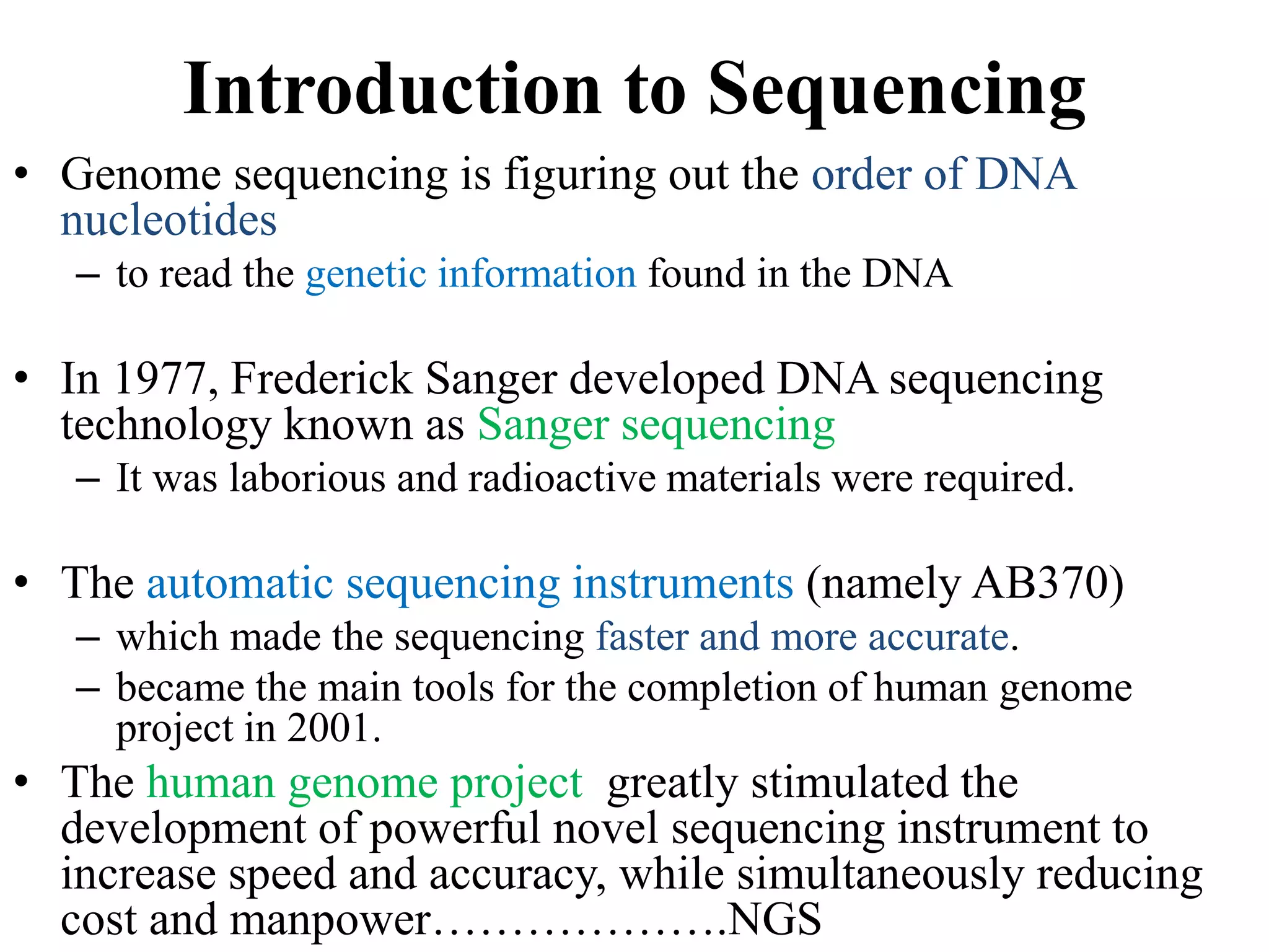 Ion torrent and SOLiD Sequencing Techniques | PPTX