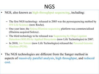 Ion torrent and SOLiD Sequencing Techniques | PPTX