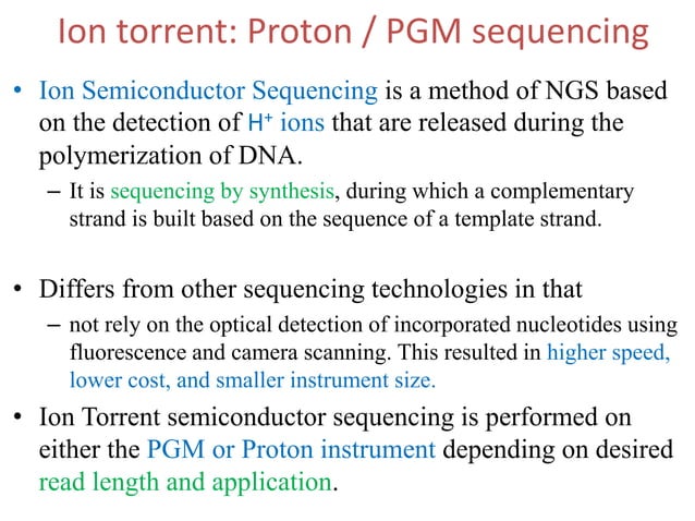 Ion torrent and SOLiD Sequencing Techniques | PPTX | Chemistry | Science