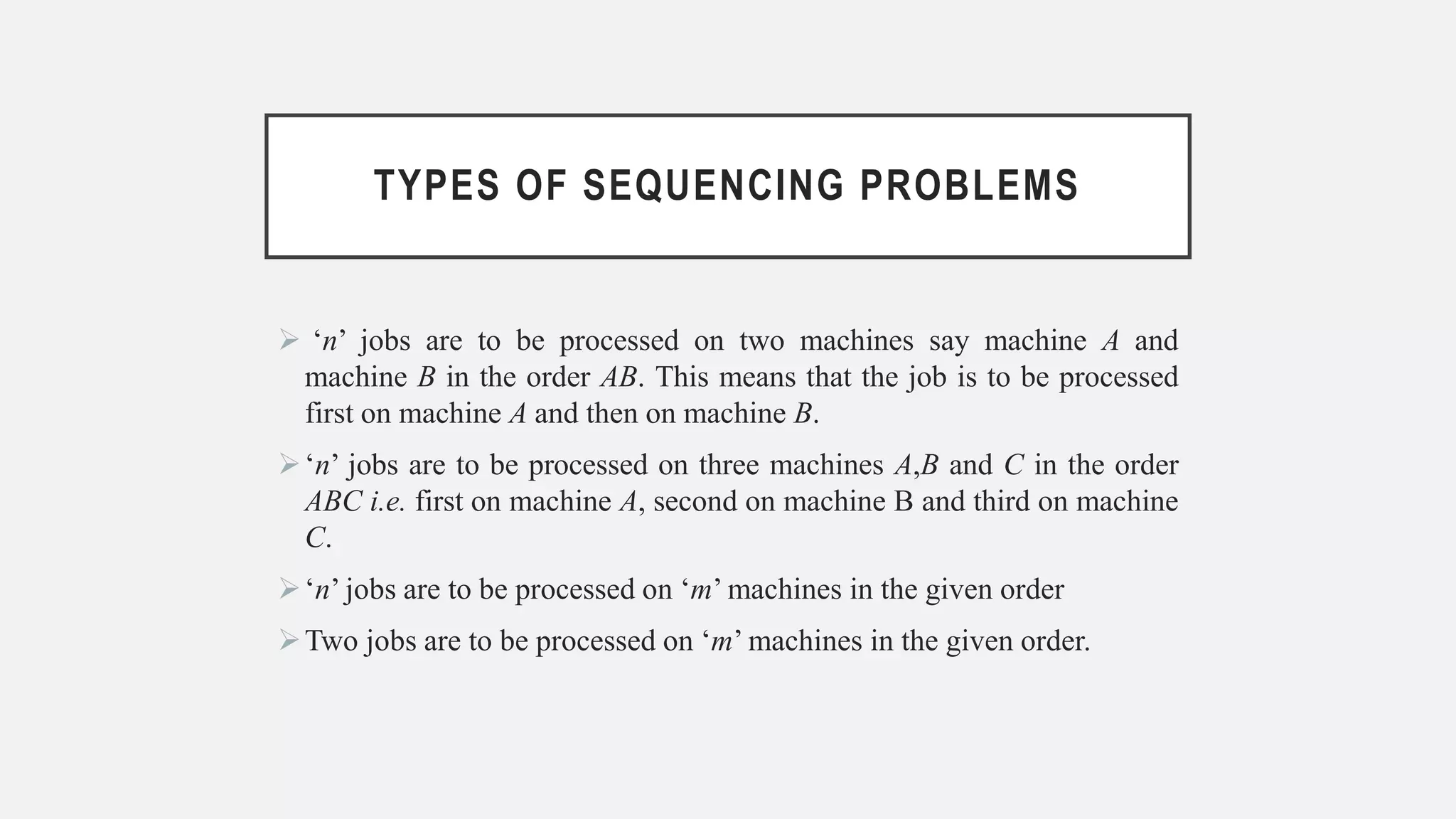 Sequencing model | PDF
