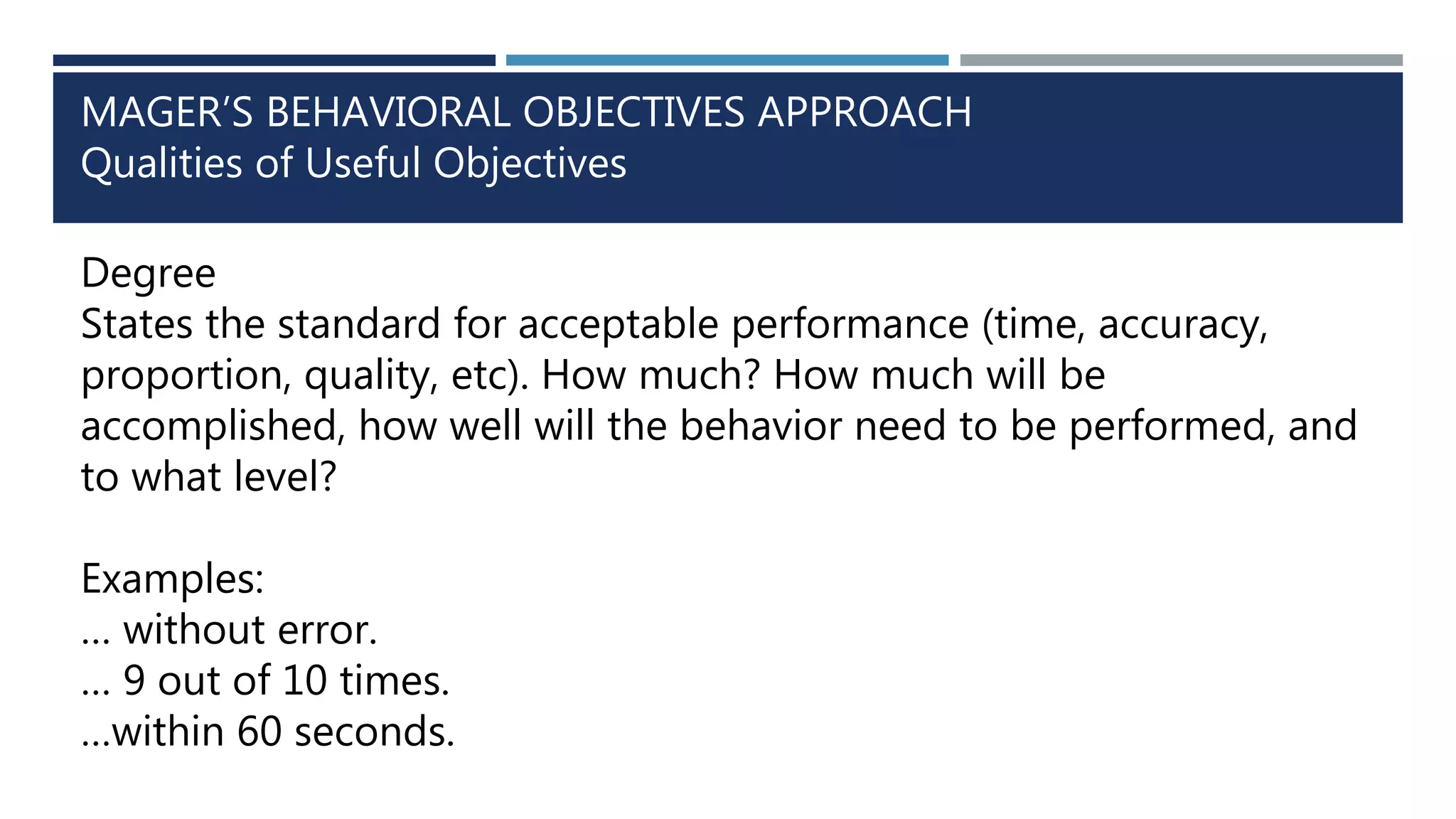 Sequencing objectives | PPTX