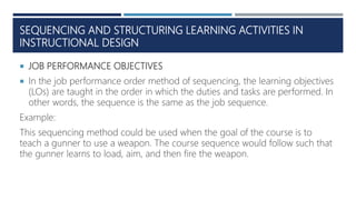 Sequencing objectives | PPTX