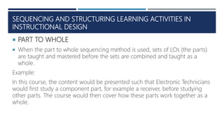 Sequencing objectives | PPTX