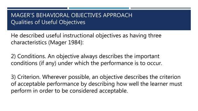 Sequencing objectives | PPTX