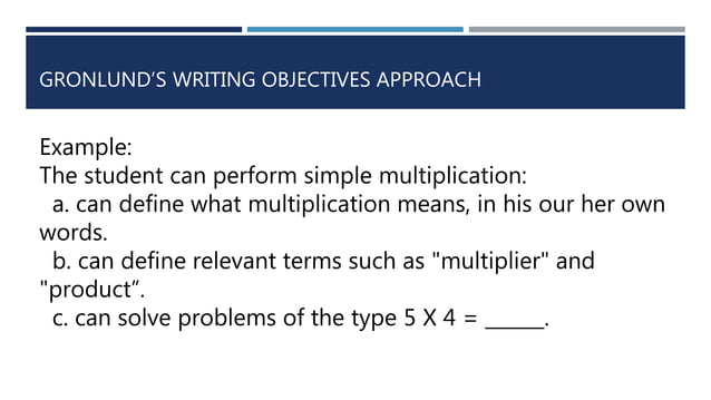 Sequencing objectives | PPTX