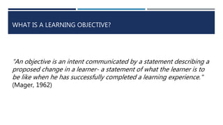 Sequencing objectives | PPTX
