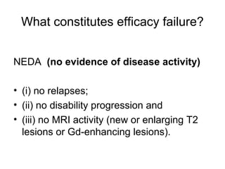 Sequencing of Disease Modifying Treatments in Multiple Sclerosis ...