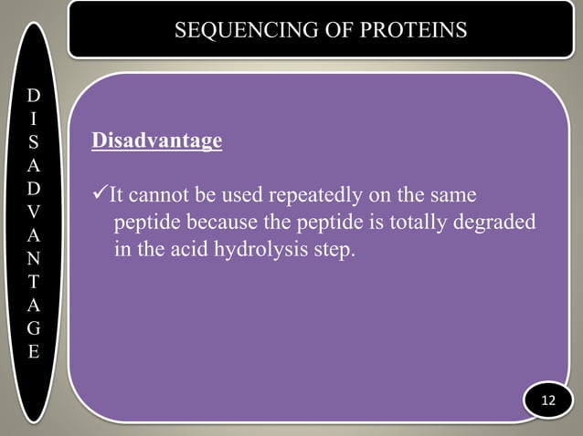 Sequencing of protein | PPTX