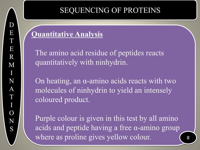 Sequencing of protein | PPTX