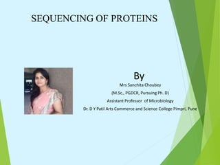 Sequencing of protein ppts | PPT