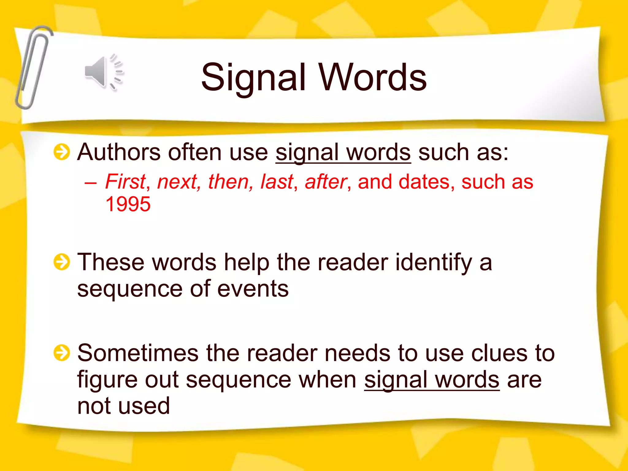 Sequencing powerpointlesson | PPT