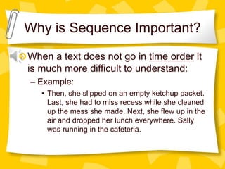 Sequencing powerpointlesson | PPT