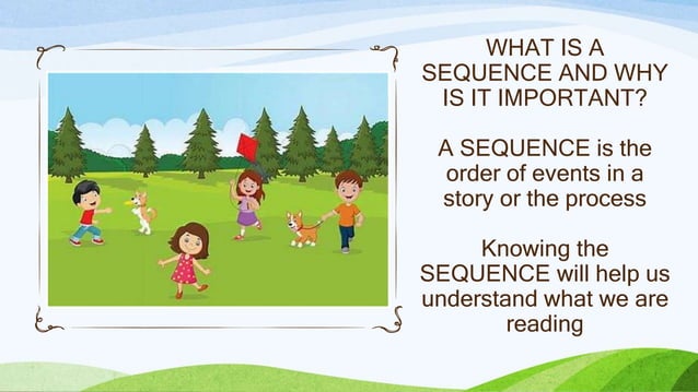 Sequencing ppt | PPTX | Education